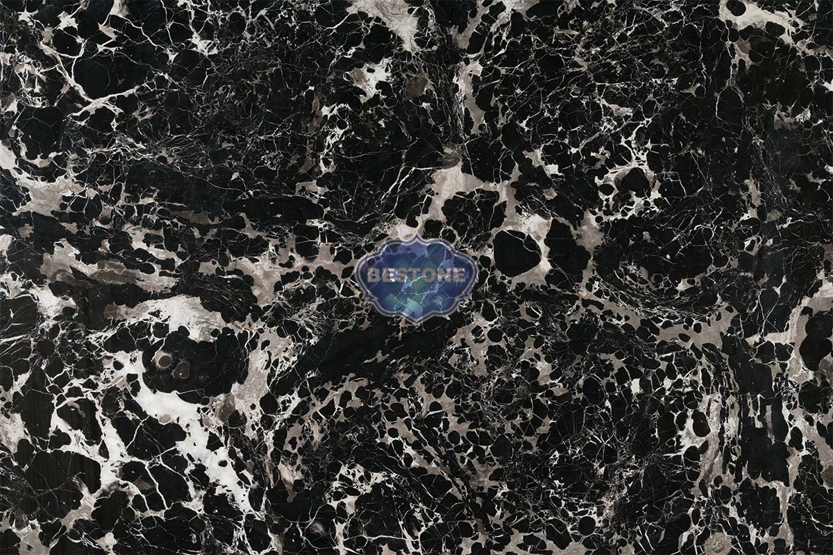 Bestone Impex Silver Portoro X Cut Marble Slabs Available