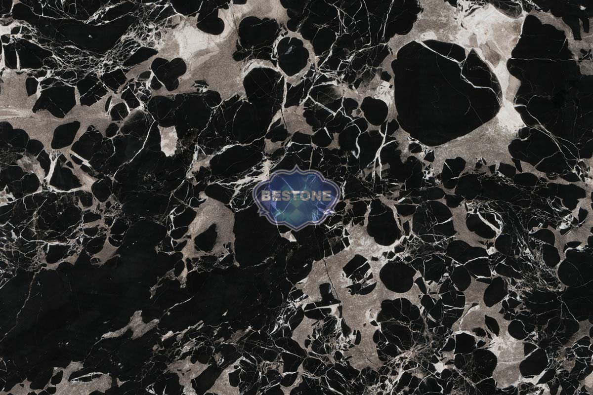 Bestone Impex Silver Portoro X Cut Marble Slabs Available